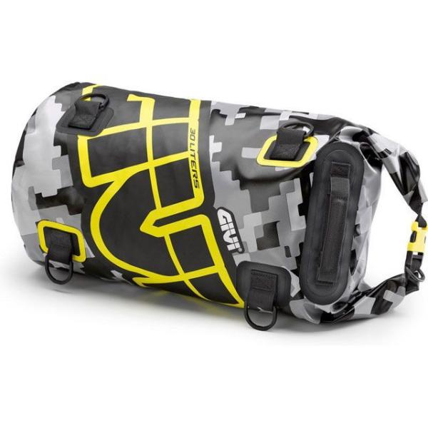 ●メーカー名：ジビ / GIVI●商品名：Waterproof Saddle / Rear Rack Bag Easy-T EA114CM， 30 liters， HxLxW 27x50x27cm， color Camouflage Gre...