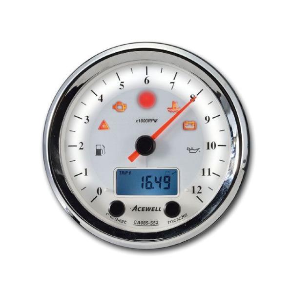 ●メーカー名：エースウェル / ACE WELL(エービーシー)●商品名：CA085-652 多機能デジタルメーター 15000rpm●カラー：ホワイトパネルメーカー品番：CA085-652-WJANコード：4560199470894汎用 ...