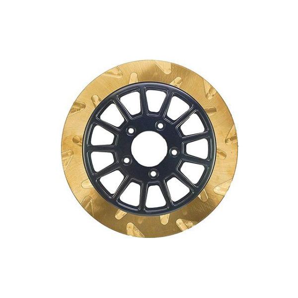 ●メーカー名：LyndallBrakes(リンドールブレーキ)●商品名：SMOOTH/13SPOKE 11.5in 5mm厚 フロント（ゴールド/ブラック）メーカー品番：・029455FXR系その他FLその他のスポーツスターその他のダイナそ...