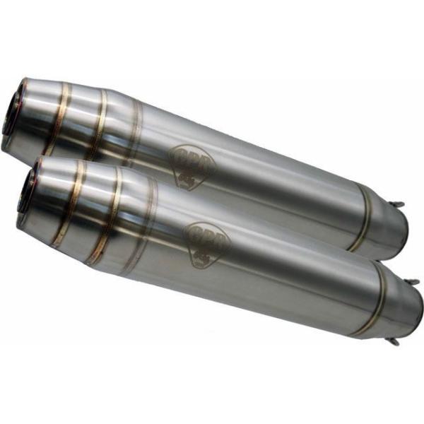 ●メーカー名：ジーピーアール / G.P.R.●商品名：Exhaust System Triumph Bonneville T120 2016/2019 Double universal Homologated silencer witho...