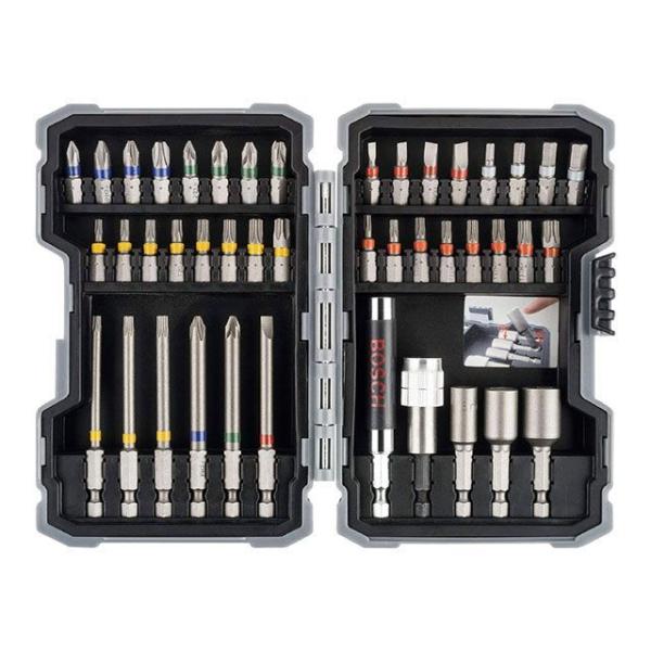 ●メーカー名：ボッシュ / BOSCH●商品名：2607017164 43本組 Extra Hard スクリュードライバービットセット 収納ケース付メーカー品番：2607017164JANコード：3165140669702【付属品】25mm...