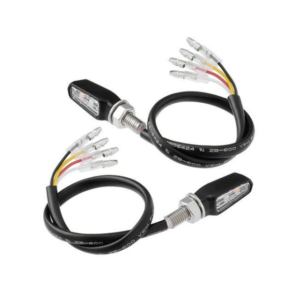 ●メーカー名：ジータ / ZETA●商品名：701 LED フラッシャー テール付き（マットブラック/クリア）メーカー品番：G4814JANコード：4547836522017汎用 メーカー品番：ZR46-0109カラーボディ：マットブラック...