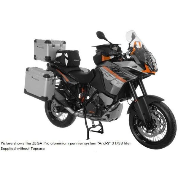 ●メーカー名：ツアラテック / TOURATECH(ツラーテック)●商品名：ZEGA-PRO「And-black」アルミニウムパニアシステム 31＋38L KTM 1190 Adventure/R（シルバーフレーム）メーカー品番：tt_01...