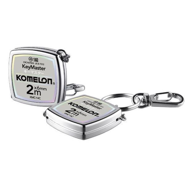 ●メーカー名：KOMELON(コメロン)●商品名：KMC-14C-20-6 キーマスター メジャー・巻尺 6mm幅 2.0m キーホルダー付メーカー品番：KMC-14C-20-6JANコード：8803005141813仕様長さ（m）：2幅（...