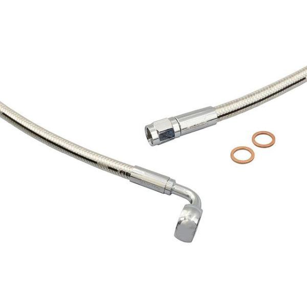 ●メーカー名：マグナム / MAGNUM●商品名：PS 20in ABS用アッパーブレーキASSY 90°10mmメーカー品番：・033019ハーレー汎用 メーカー品番AS57220カラー【メッシュ部分】Polished Stainless...