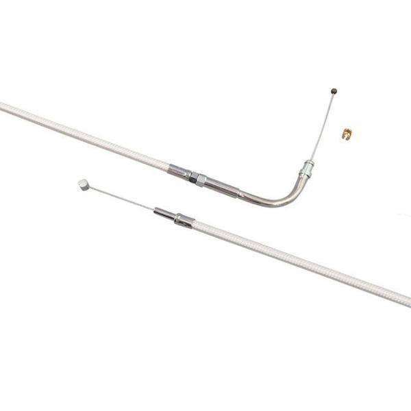 ●メーカー名：マグナム / MAGNUM●商品名：SCII 30-3/4in スロットル 90°00-15y ソフテイルメーカー品番：・033877ソフテイルファミリー汎用 メーカー品番3325カラー【メッシュ部分】Sterling Chr...