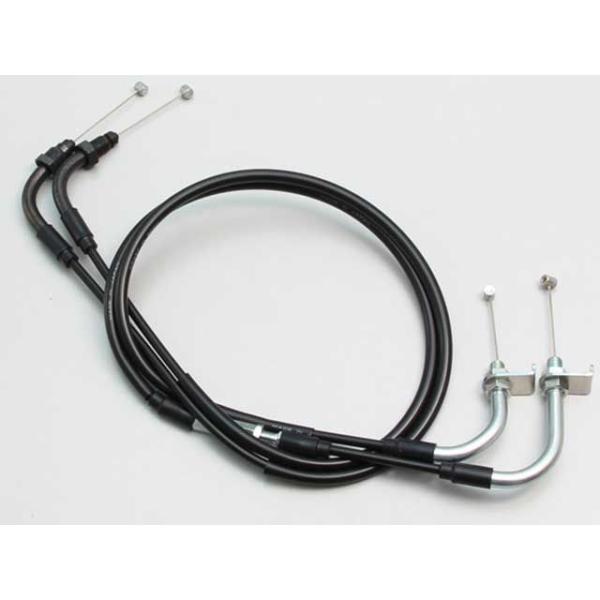 ●メーカー名：ハリケーン / HURRICANE●商品名：ロング スロットルケーブル W（ブラック）メーカー品番：HB6618JANコード：4936887023572DAX125 ダックス125ブラックアウター長：1000/960mm※ワイ...