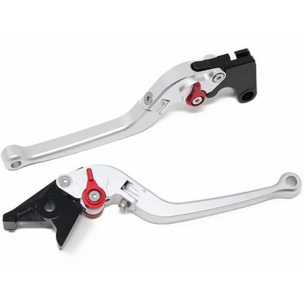 ●メーカー名：SPEEDRA(スピードラ)●商品名：アジャストレバー スタンダード可倒式（レバー本体カラー：マットシルバー）●アジャスターカラー マットレッドメーカー品番：LVAM091SR-RDJANコード：4580556256367XM...