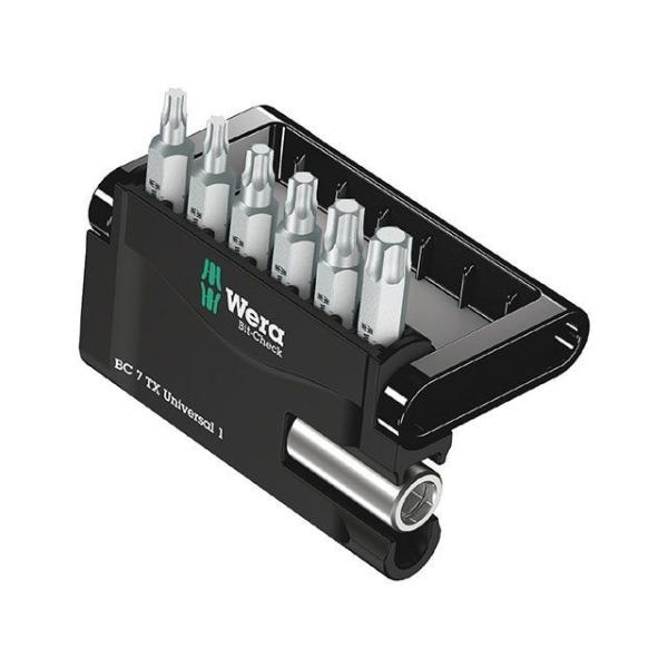 ●メーカー名：ヴェラ / WERA●商品名：073404 7点組 1/4HEX Bit-Checkビットチェック トルクスビットホルダーセットメーカー品番：・073404JANコード：4013288038111入組数：7点差込角（inch）...