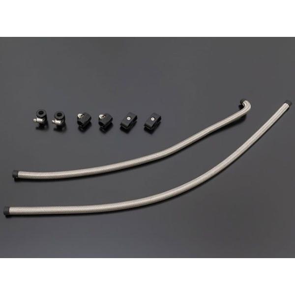 ●メーカー名：アーキ / ARCHI●商品名：ステンレスメッシュ オーバーフローホースセット●カラー ブラックメーカー品番：189-2634JANコード：4589641462515Z900RSZ900RS CAFE Z900RSカフェホース...