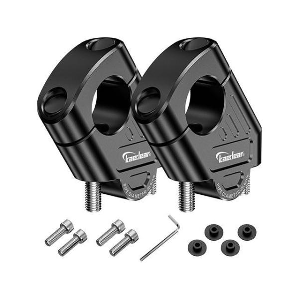 ●メーカー名：カエディア / Kaedear●商品名：プルバックライザー 28.6mmファットバー用（ハンドルポスト）メーカー品番：KDR-ZGM1-28JANコード：4580675599918汎用 本体×2、本体ボルト（M8）×4、ワッシ...
