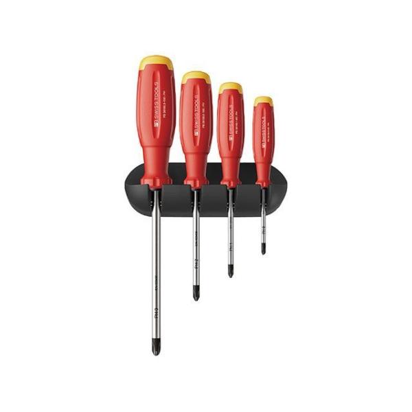 ●メーカー名：PBスイスツールズ / PBSWISSTOOLS(ピービースイスツールズ)●商品名：38242.H スイスグリップEVO 4本組 プラスドライバーセット ホルダー付メーカー品番：38242.HJANコード：7610733296...