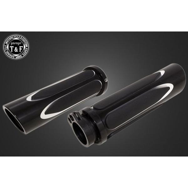 ●メーカー名：ガレージT&amp;F / T&amp;F(ガレージティーアンドエフ)●商品名：スタンダードグリップ 1インチ専用（コントラスト）メーカー品番：・8012912DragStar 1100（XVS1100） ドラッグスター110...