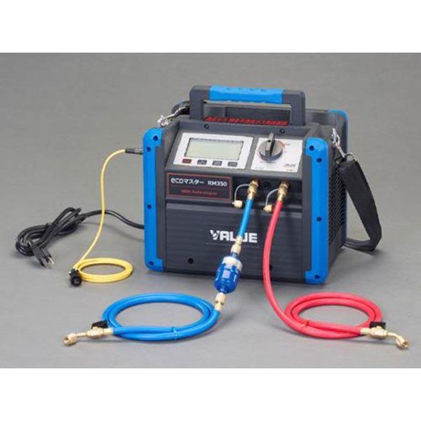 ●メーカー名：エスコ / ESCO●商品名：冷媒ガス回収機メーカー品番：EA100BK-1JANコード：4550061957868商品名：ECOマスター回収能力：R22：220g／分（気体）2970g／分（液体）R410A・R32：270g...