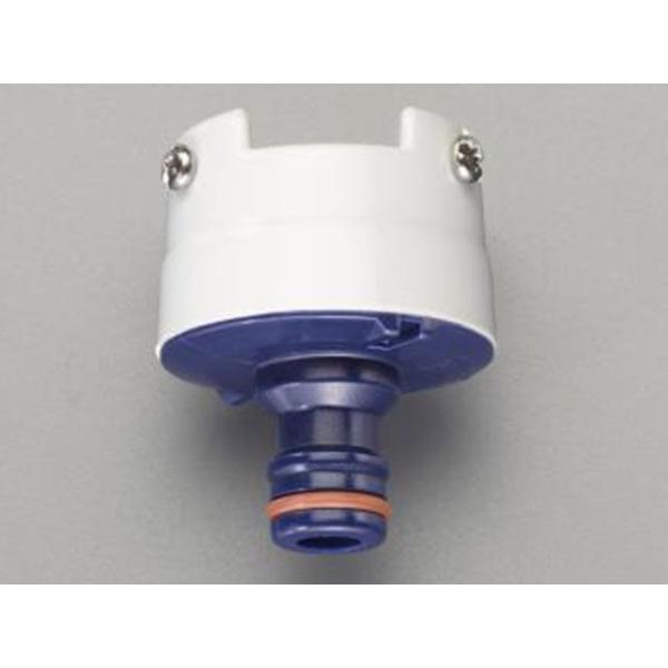 ●メーカー名：エスコ / ESCO●商品名：万能口金（角・丸蛇口用）メーカー品番：EA124LB-4JANコード：4548745830835蛇口外径：丸蛇口：φ14〜18mm角蛇口：20mmまで材質：ポリアセタール、EPDMサイズ：φ45×...