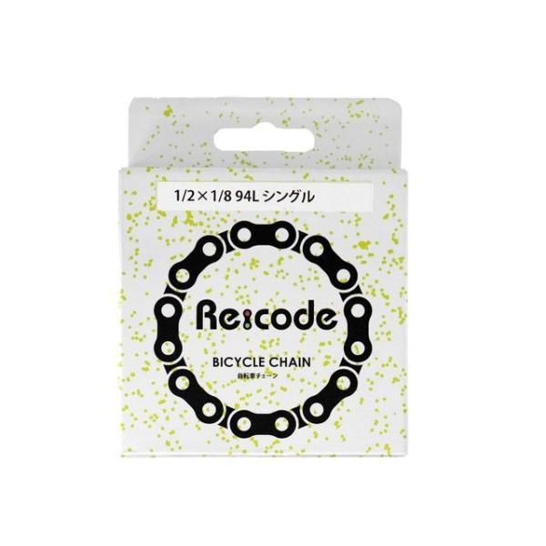 ●メーカー名：Re:code(リコード)●商品名：自転車チェーン 1/2×1/8 94L シングルJANコード：4580080491715■タイプシングルギア用■カラーグレー■ショートキャッチ高品質と低価格を両立させた自転車チェーン！■キャ...