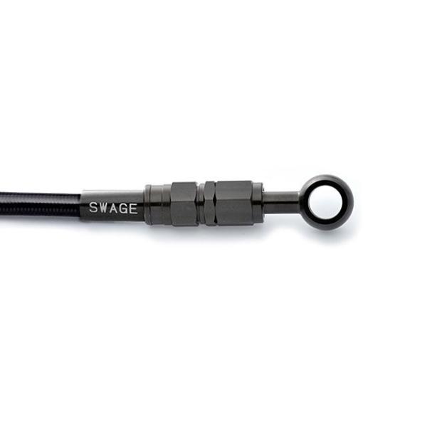 ●メーカー名：スウェッジライン / SWAGE-LINE●商品名：イージーオーダーホース ステンレスブラック/ブラック ST-20●ホース長 550mmメーカー品番：BTKB-1112M-0550JANコード：4549950147961汎用...