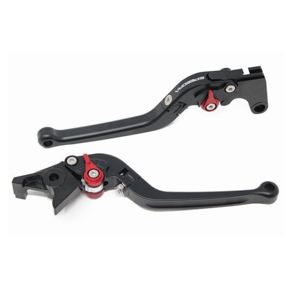 ●メーカー名：SPEEDRA(スピードラ)●商品名：アジャストレバー スタンダード可倒式（レバー本体カラー：マットブラック）●アジャスターカラー マットレッドメーカー品番：LVAM096BK-RDJANコード：4580556301272MT...