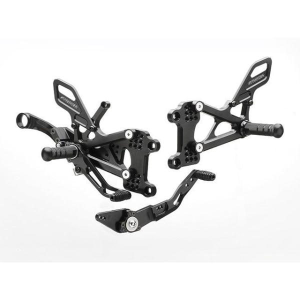 ●メーカー名：ストライカー / STRIKER●商品名：スペシャルステップキット TypeS＆R 9ポジション（ブラック）メーカー品番：SS-AA2127BJANコード：4580363911206YZF-R1カラーブラックアルマイト材質ジュ...