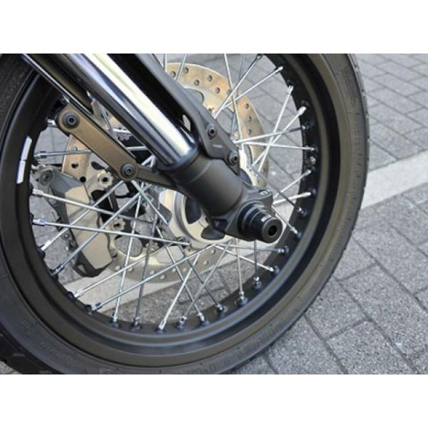 ●メーカー名：アエラ / AELLA●商品名：フロントアクスルスライダー2015（28mm/フロント）メーカー品番：AE-68021 OTJANコード：4570081908183Scrambler Cafe Racer スクランブラー カフ...