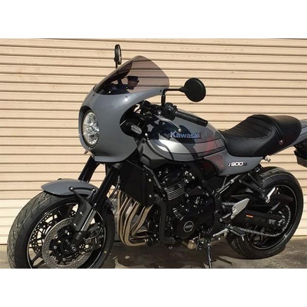 ●メーカー名：アクリポイント / ACRY-Point●商品名：カワサキZ900RSカフェ スクリーン ストリートタイプ（スモーク）メーカー品番：160451JANコード：4580423291507Z900RS CAFE Z900RSカフェ...