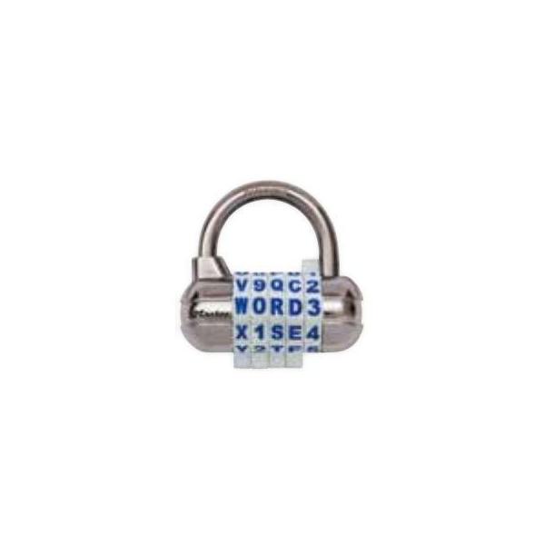 ●メーカー名：マスターロック / Master Lock●商品名：1534JADWHT ワード可変式南京錠（ホワイト）メーカー品番：1534JADWHTJANコード：0071649281228ホワイト■アルファベット・数字・記号をミックスし...