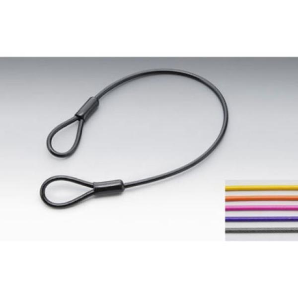 ●メーカー名：キジマ / KIJIMA●商品名：ヘルロックワイヤー●カラー：イエローメーカー品番：P00042JANコード：4934154191573汎用 全長：430mm 線径：φ4.5ヘルメットを2個ロックしたい時やシートフックへの固定...