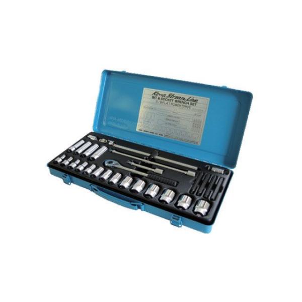 ●メーカー名：興和精機 / KOWA SEIKI(コーワセイキ)●商品名：フラットパワーソケット 3/8SQ●仕様 ディープソケット 14mm 3/8SQメーカー品番：KLK-2-228■セットヘックスビット、ディープソケットなど内容豊かな...