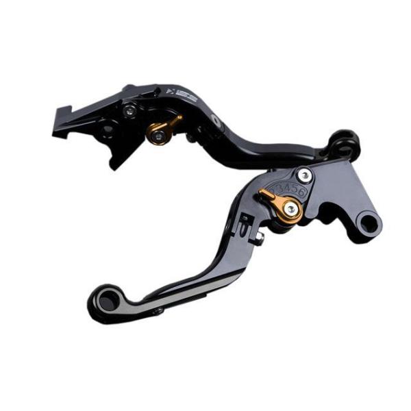 ●メーカー名：SPEEDRA(スピードラ)●商品名：アルミビレットアジャストレバーセット 可倒延長式（レバー本体：ブラック）●アジャスター：ゴールド エクステンション：ブラックメーカー品番：KT0406430-GDBKJANコード：4589...