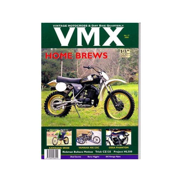 ●メーカー名：VMXマガジン / VMX Magazine(ブイエムエックスマガジン)●商品名：VMXマガジン ＃17（2002年）メーカー品番：BK010007オーストラリア発 VMXマガジンのバックナンバーです。VMXに特化した雑誌はこ...
