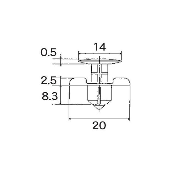 ●メーカー名：ボストン / VOSTONE●商品名：BC5101 プッシュリベットメーカー品番：BC5101JANコード：4968919251011黒色90467-07166、90467-07166ダイハツ、トヨタ1袋（10個入）自動車の至...