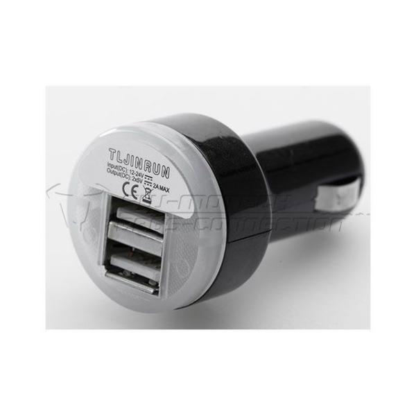 ●メーカー名：SWモテック / SW-MOTECH(エスダブリューモテック)●商品名：ダブル USB パワーポート シガレットライターソケット 12 V、2、000 mAメーカー品番：sw_EMA_00_107_12000品番：EMA.00...