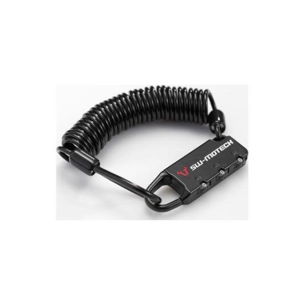 ●メーカー名：SWモテック / SW-MOTECH(エスダブリューモテック)●商品名：ケーブル ラゲッジ用ロック -ブラック- コンビネーションロック 180 cm.｜BC.LOC.00.002.10100/Bメーカー品番：sw_BC_LO...