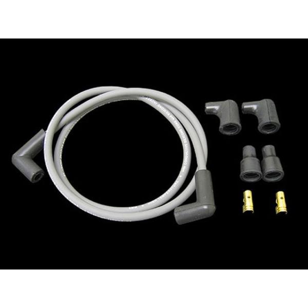 ●メーカー名：ダイナテック / DYNATEK●商品名：ダイナプラグコード グレー 8mmグラファイトコア●仕様：1Pメーカー品番：・000763ハーレー汎用 【1P】DW-1200【2P】DW-800配線色：グレー芯：グラファイト（石墨）...