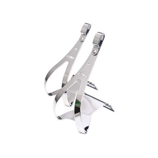 ●メーカー名：三ヶ島（自転車） / MKS(ミカシマ)●商品名：トウクリップスチール LLサイズ 左右ペアJANコード：4560369003457原産国：日本材質：スチールサイズ：LL左右セットクロームメッキ仕上げNJS（日本自転車振興会）...