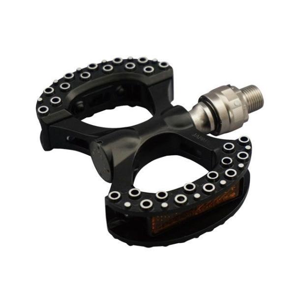 ●メーカー名：三ヶ島（自転車） / MKS(ミカシマ)●商品名：ペダル（LAMBDA Ezy Superior）左右ペア 9/16芯（ブラック）JANコード：4560369000463ブラック原産国：日本材質：アルミ、スチール製品サイズ：踏...