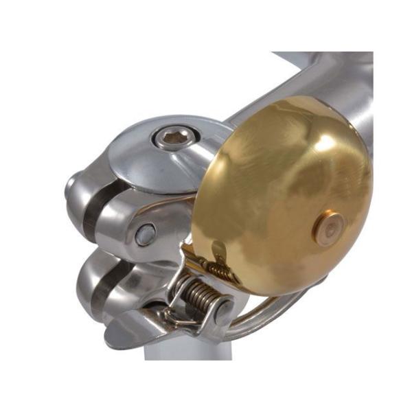 ●メーカー名：扇工業（自転車） / ohgibell(オウギコウギョウ)●商品名：自転車用ベル（ひびきベル） Aヘッドキャップ取付 スプリングタイプ（ゴールド）JANコード：4571498670120ゴールド材質：アルミ（ワン部） アルミ（...