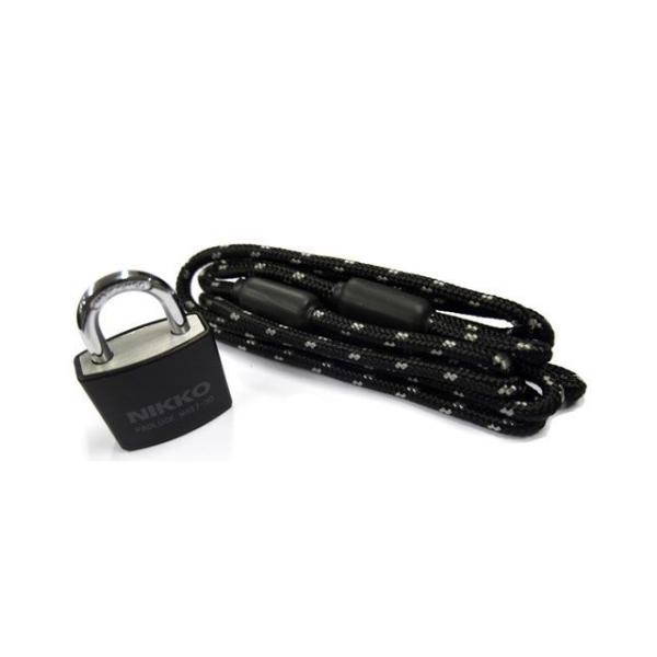 ●メーカー名：ニッコー（自転車） / nikko(ニッコー)●商品名：チェーンロック（DR-180）φ4.8mm×1.8mm コンポジットマテリアルチェーンロック シャックルロック 特殊繊維配合チェーンロープ （ブラック）JANコード：45...