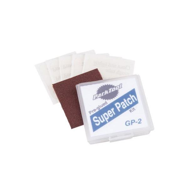 ●メーカー名：パークツール（自転車） / Park Tool(パークツール)●商品名：自転車 パンク修理キット（スーパーパッチキット）メーカー品番：GP-2CJANコード：4962772170533パッチ：6枚入紙やすり付属溶着材が最初から...