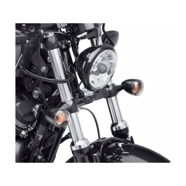 ●メーカー名：ハーレーダビッドソン / HARLEY-DAVIDSON●商品名：Front Turn Signal Relocation Kitメーカー品番：67800452その他のスポーツスターブラック2011〜2015年モデル XL12...