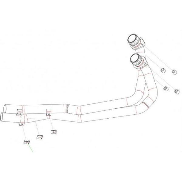 ●メーカー名：アロー / ARROW●商品名：YAMAHA XTZ 750 SUPERTENERE 89/94 STAINLESS STEEL RACING COLLECTOR 2：2 FOR ORIGINAL AND EXHAUST ｜ ...