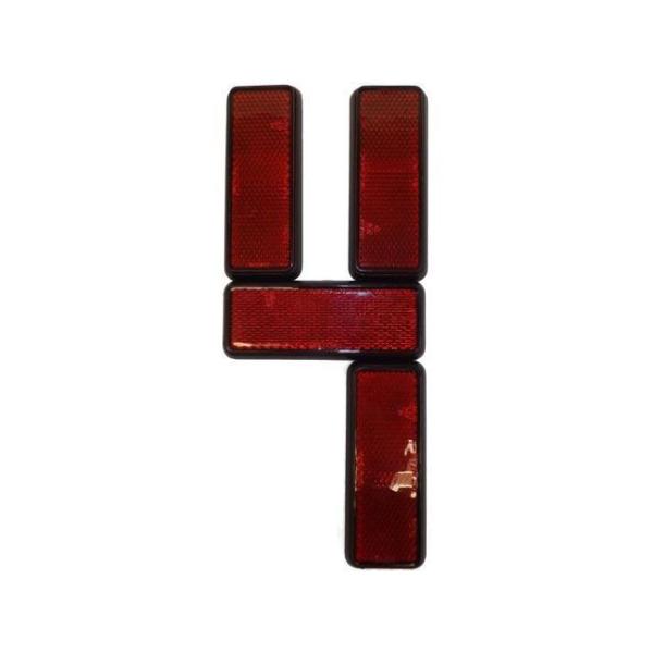 ●メーカー名：ピラミッドプラスチック / PYRAMID PLASTICS(ピラミッド プラスチック)●商品名：Universal Stick on Red Reflectors ｜ 08001メーカー品番：pyr_08001汎用 品番：0...