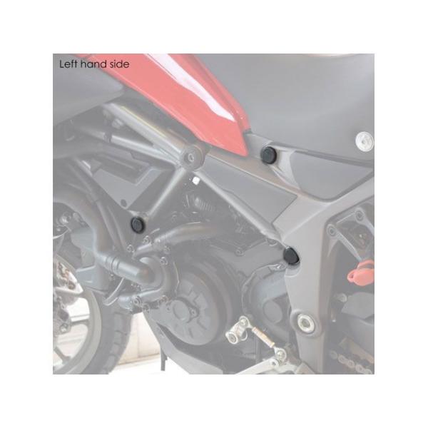 ●メーカー名：ピラミッドプラスチック / PYRAMID PLASTICS(ピラミッド プラスチック)●商品名：Ducati Multistrada 1200 Enduro Frame End Caps Matte Black 2015＞ ...