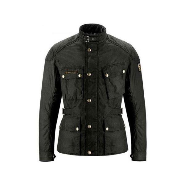 ●メーカー名：ベルスタッフ / Belstaff●商品名：ライディングジャケット MCGEE バイカージャケット ワックスナイロンコットン ブラックブラウン メンズ●サイズ：2XLメーカー品番：bel_41051008-C50N0573-9...