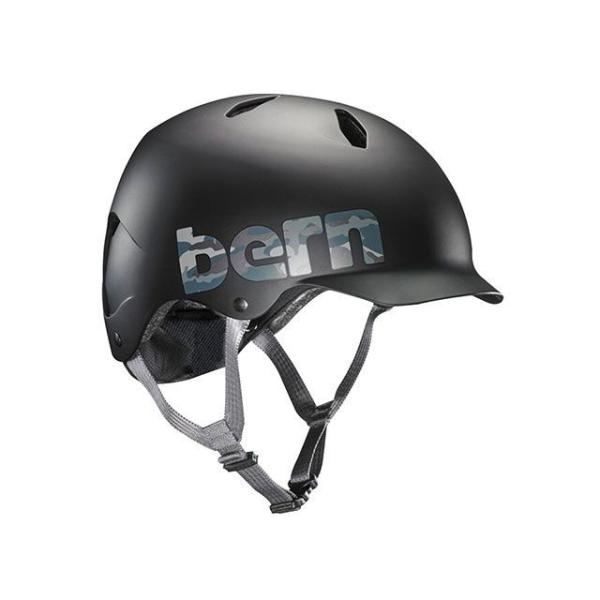 ●メーカー名：バーン（自転車） / bern(バーン)●商品名：自転車 児童用ヘルメット bern（バーン） ［BANDITO］ バンディート 小学生対象（Matte Black Camo Logo）●サイズ：M/Lメーカー品番：BE-BB...