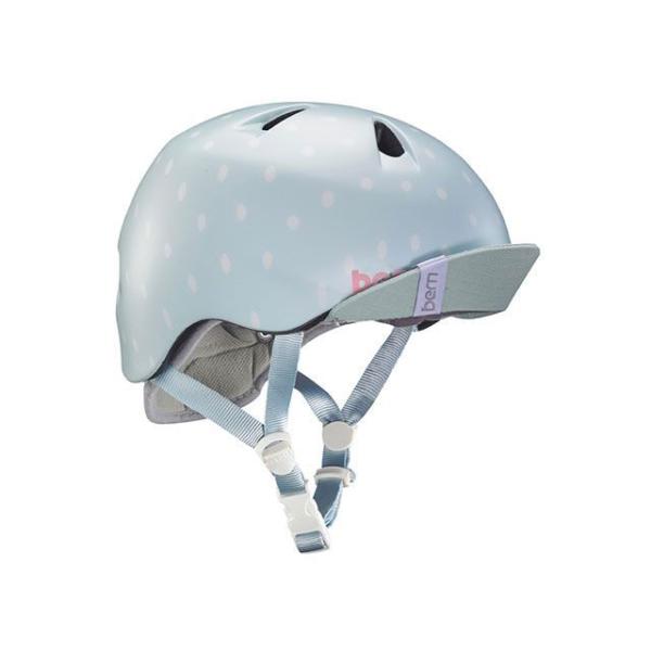 ●メーカー名：バーン（自転車） / bern(バーン)●商品名：自転車 幼児用ヘルメット bern（バーン） ［NINA］ ニーナ 幼稚園年少対象（Satin Seaglass Polka Dot）●サイズ：S/Mメーカー品番：BE-VJG...