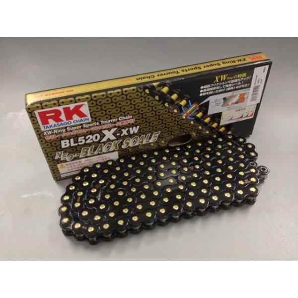 ●メーカー名：アールケー・ジャパン / rk-japan●商品名：ストリート用チェーン BL520X-XW（ブラック）●リンク数：120Lメーカー品番：BL520XXW120LJANコード：4935531341529汎用 520X-XWブラ...
