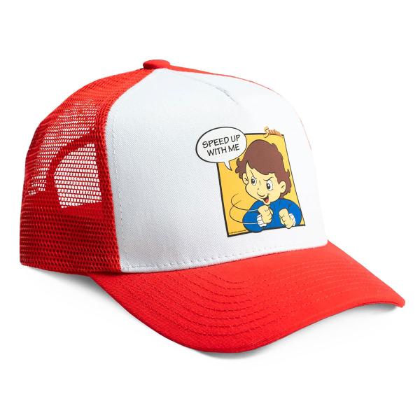 起毛コットンツイルピケ素材を使用し、快適なフィット感を実現した セナ セニーニャのトラッカーキャップ。パフプリントで立体感のあるロゴが、デザインのポイントになっています。背面はポリエステルメッシュ仕様で、通気性も抜群。スナップバックでサイズ...