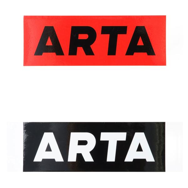 ARTAチームグッズより、ARTA定番ロゴデザインコレクション。ARTAのチームカラーである、ブラックとレッドの2色展開。