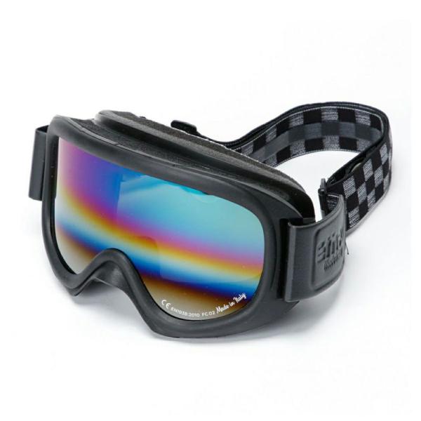 オーソドックスなスタイルのヴィンテージゴーグル。革新的なフィルターとフォームは、全体がマイクロパンチングされたCOOLMAXファブリックで覆われており、長時間の走行でも最高の快適性が得られます。交換可能なストラップの裏側にはヘルメットとの密...